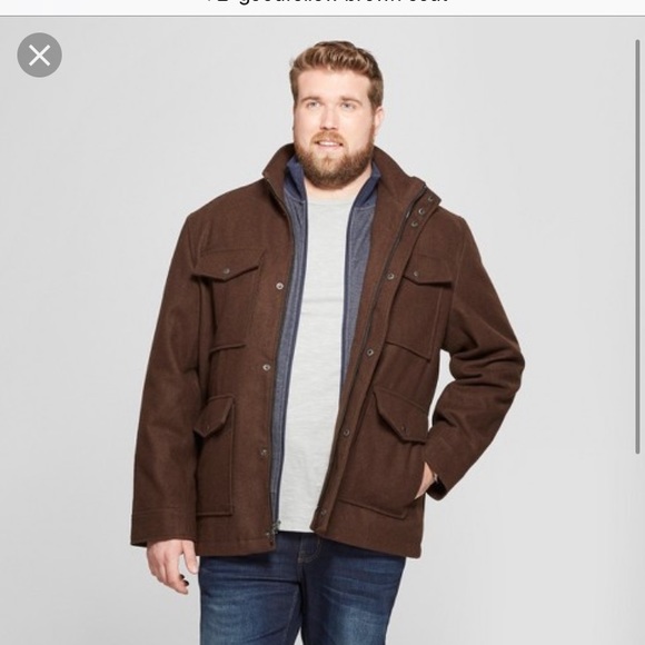 Goodfellow & Co | Jackets & Coats | Goodfellow Co Brown Military Jacket ...